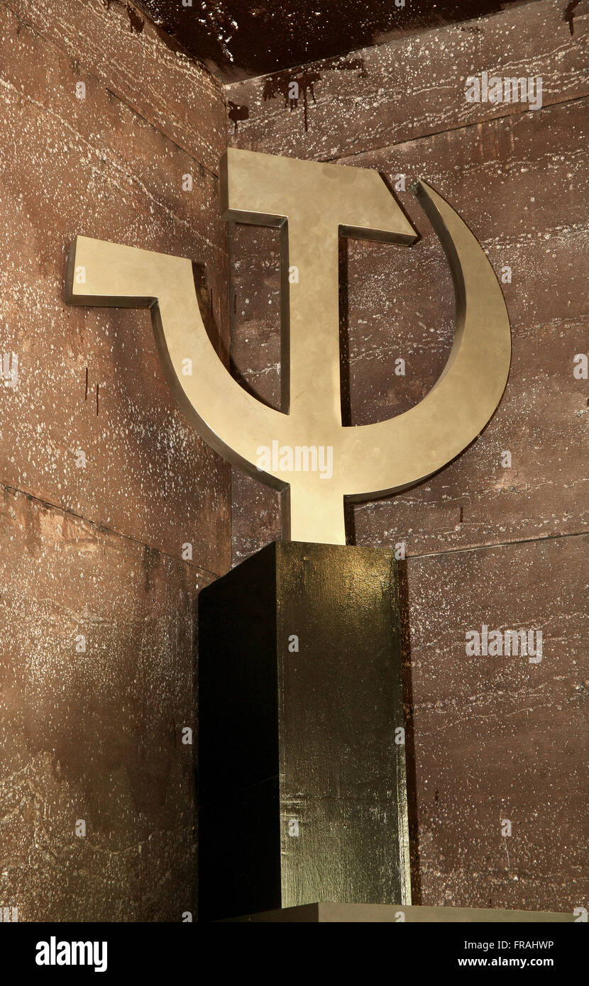 Communist symbol in the Museum of Communism in Prague Stock Photo - Alamy