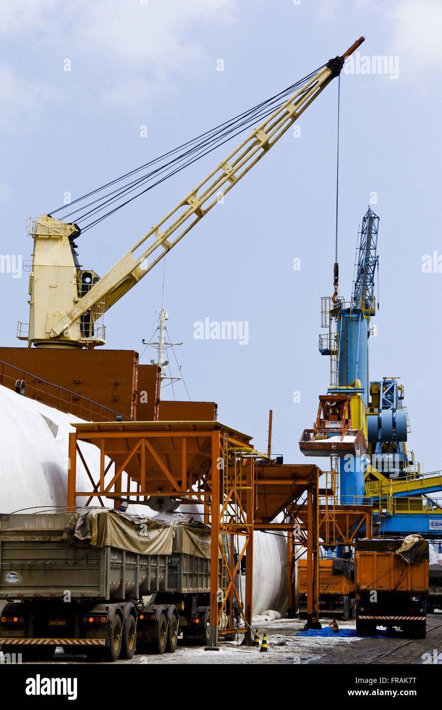 Port urea ship unloading loading hi-res stock photography and images ...