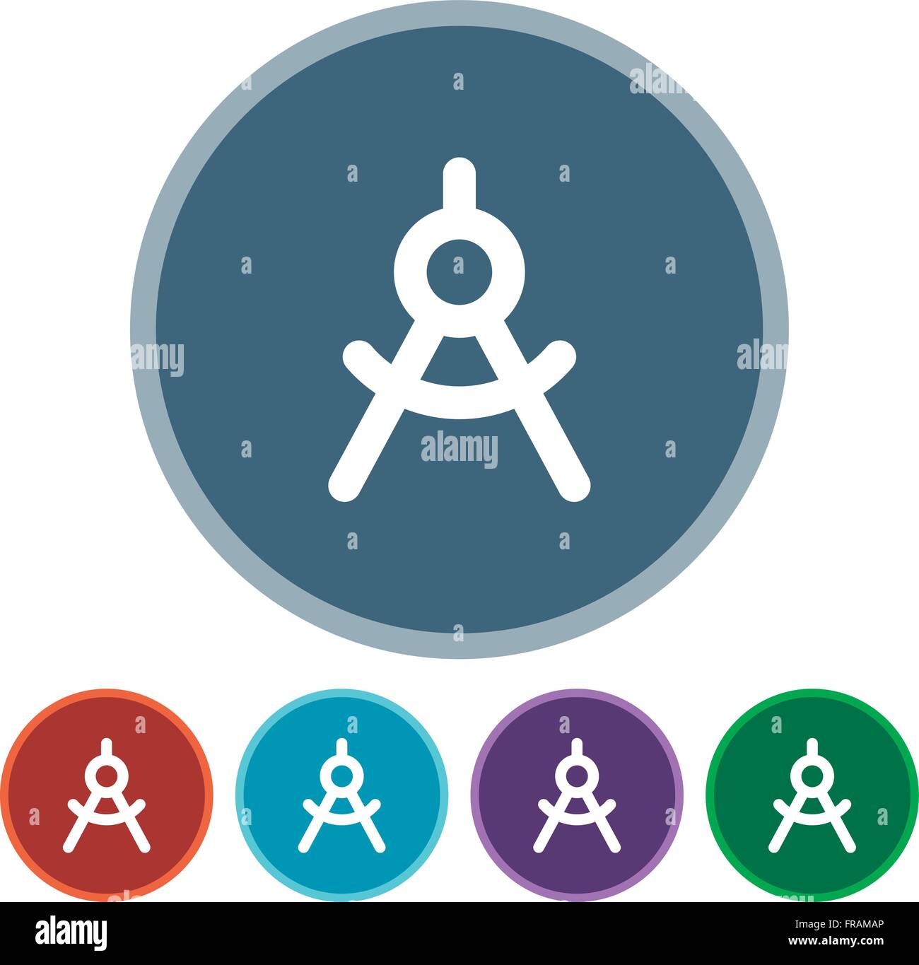 icons circle compass Stock Vector Image & Art - Alamy