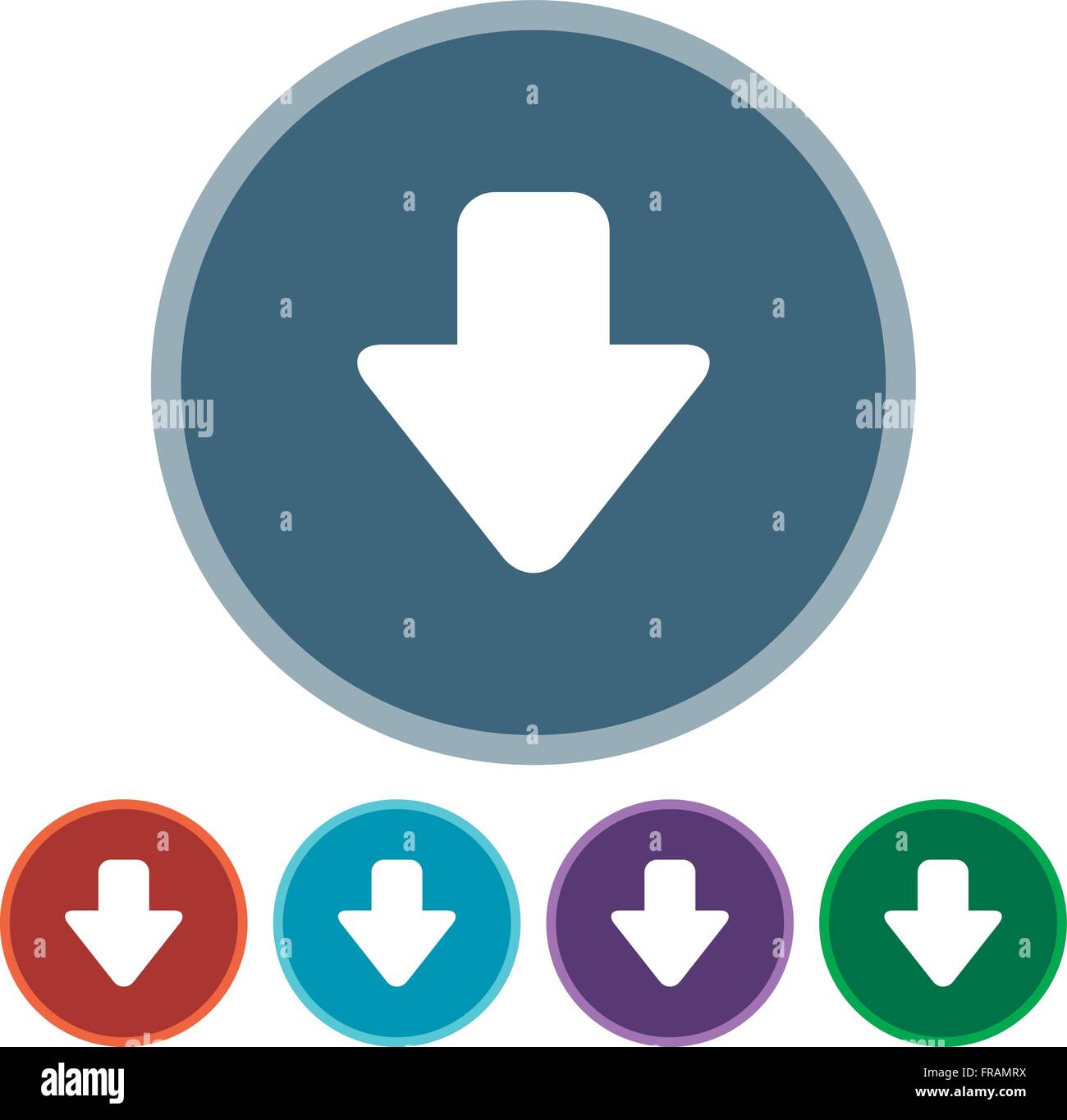 icons arrow down Stock Vector Image & Art - Alamy