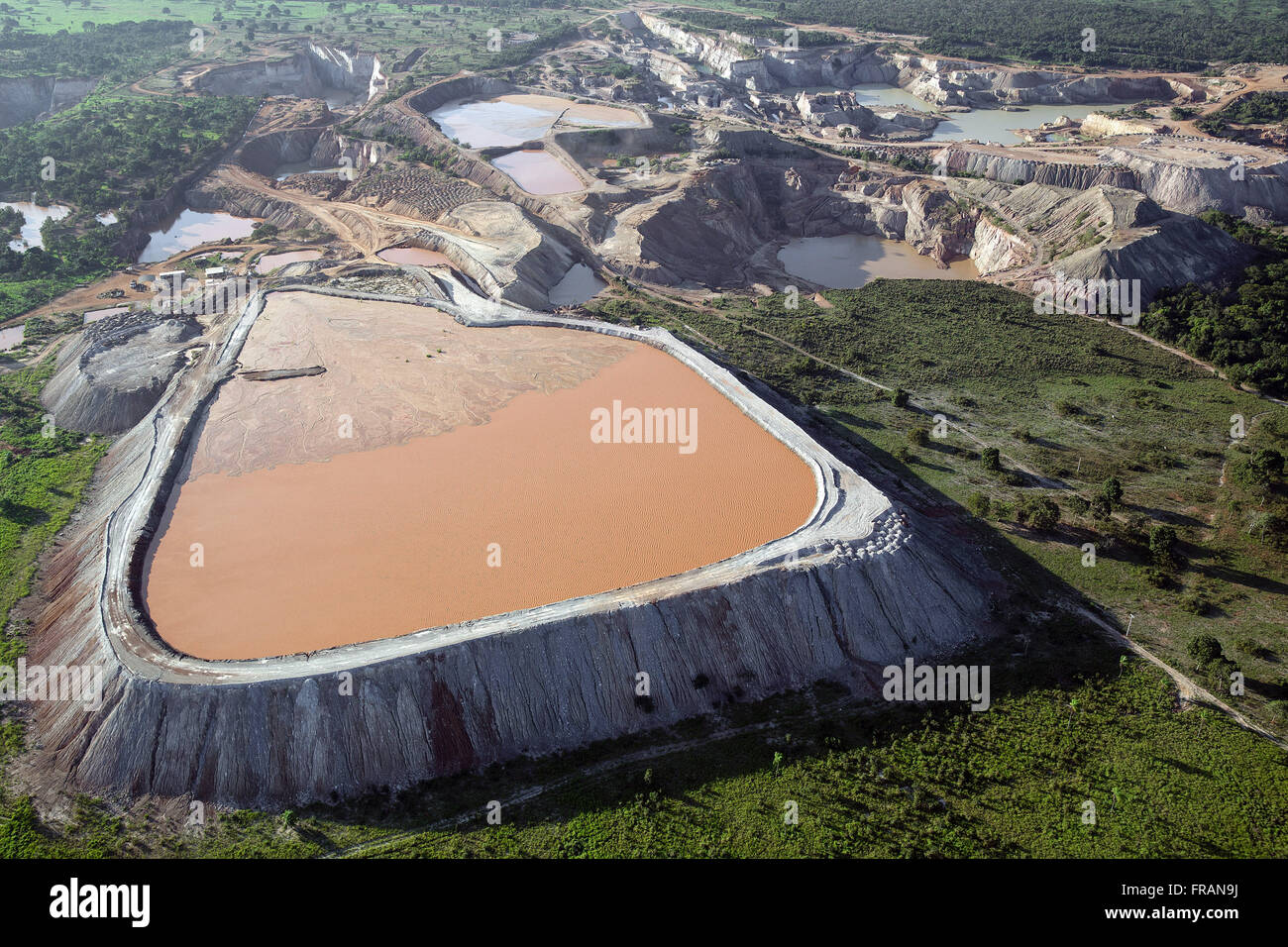 Gold mining aerial hi-res stock photography and images - Alamy