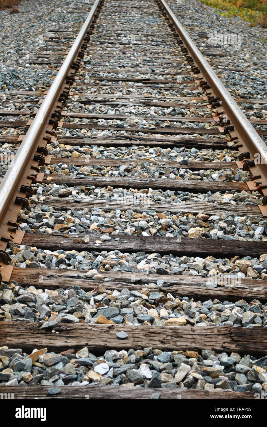 Rail way tracks up close hi-res stock photography and images - Alamy