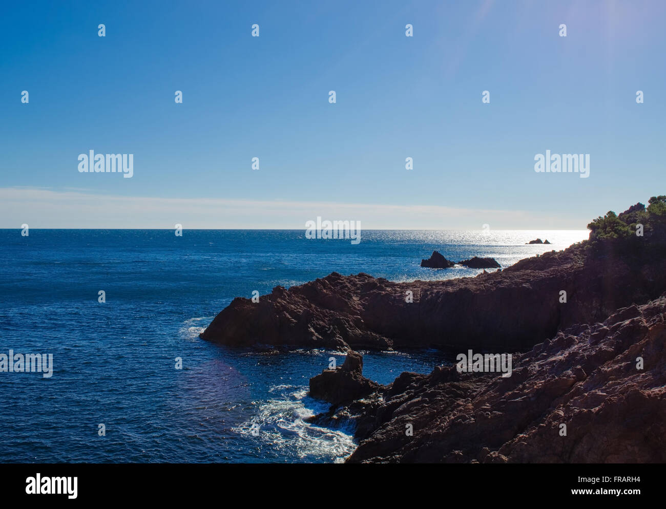 Deep sea water rocky coastline hi-res stock photography and images - Alamy