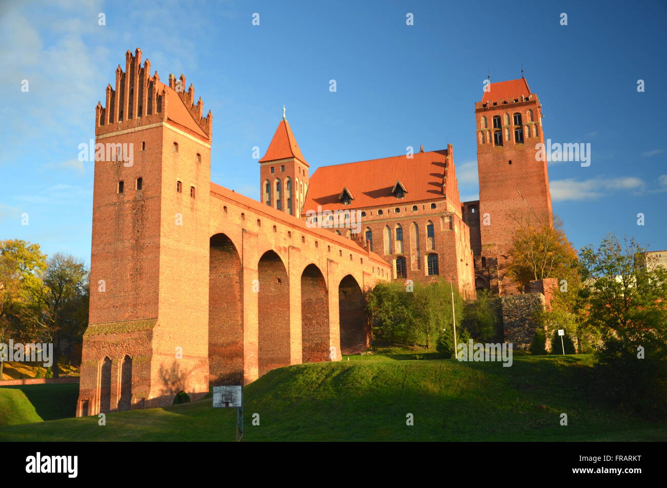 Picturesque view of Kwidzyn cathedral in Pomerania region, Poland Stock ...
