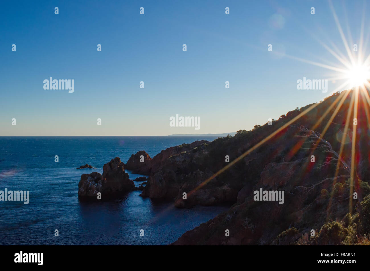 Agay Bay in the south of France Stock Photo - Alamy