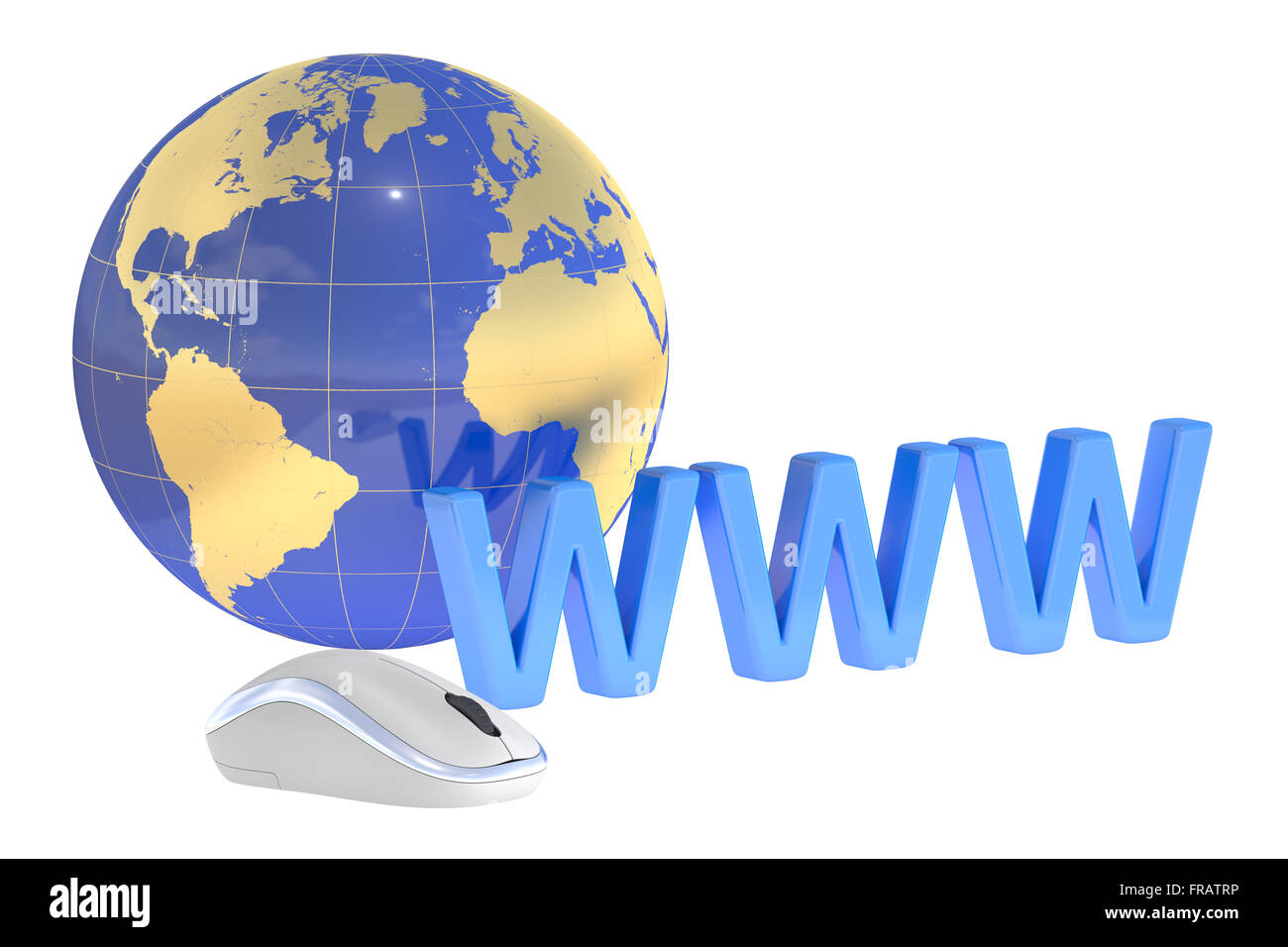 Internet Concept isolated on white background Stock Photo - Alamy