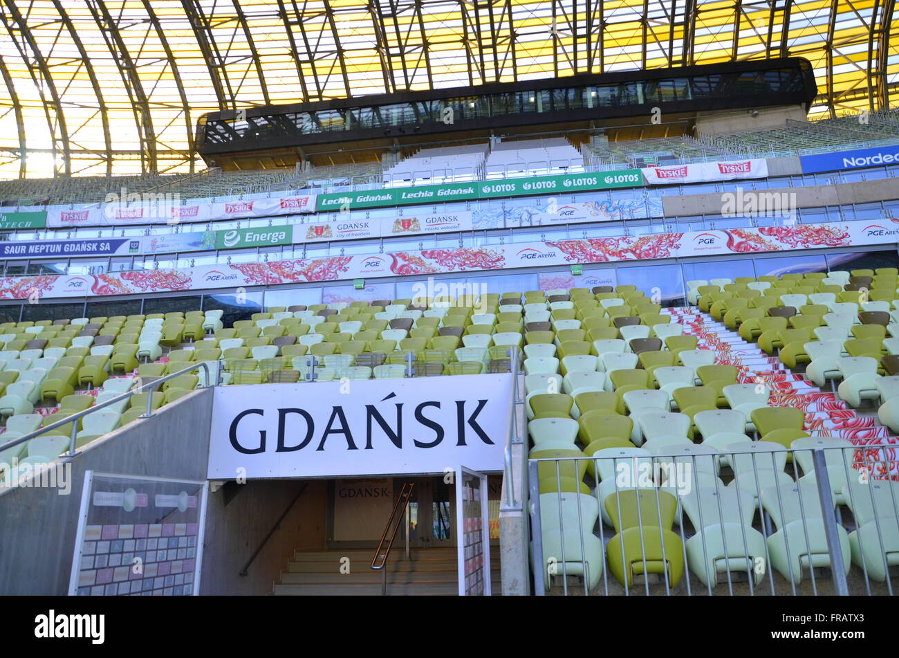 PGE Arena Stadium in Gdansk, Poland Stock Photo - Alamy