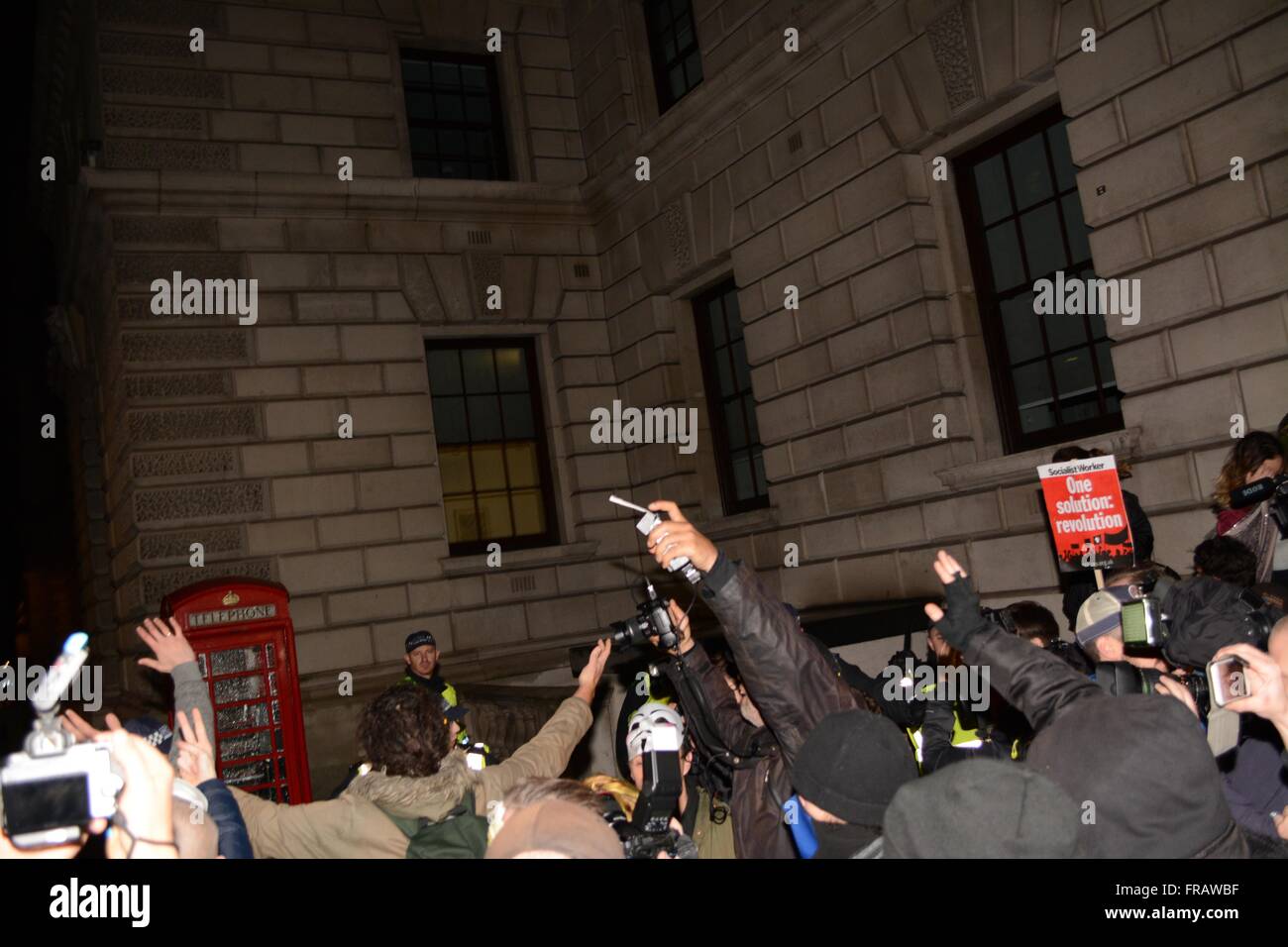 Police with batons hi-res stock photography and images - Alamy