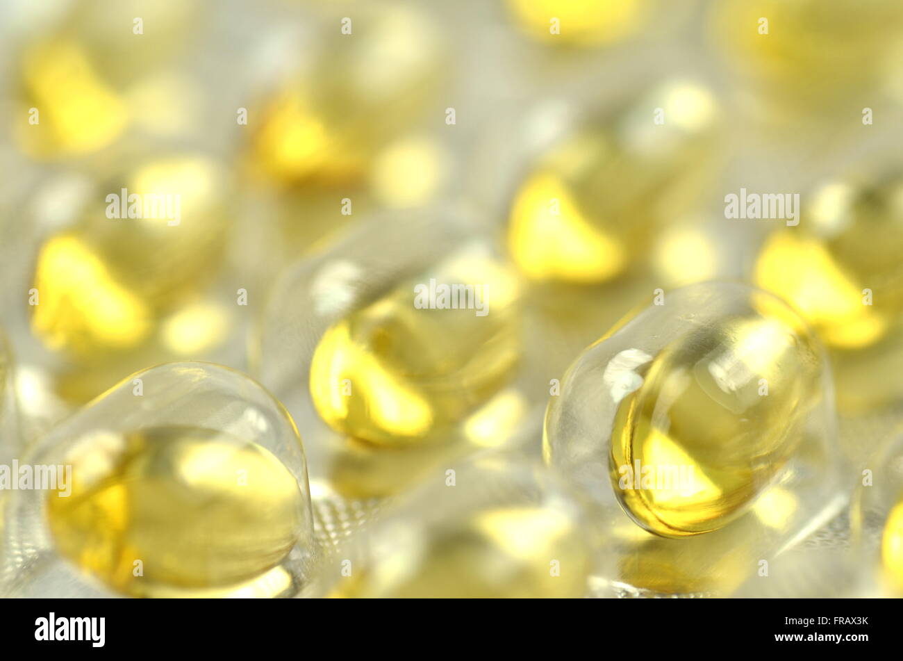 fish oil capsules in blister Stock Photo - Alamy