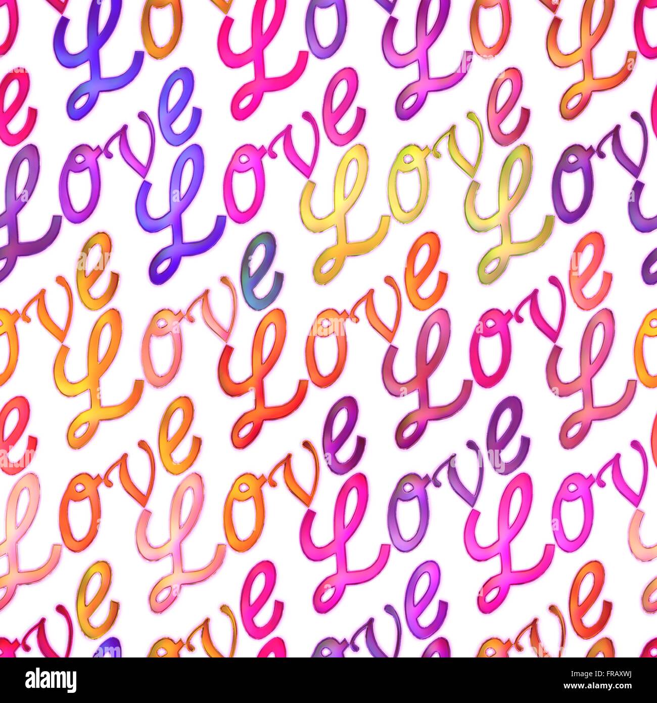 Seamless colorful love texture Stock Photo - Alamy