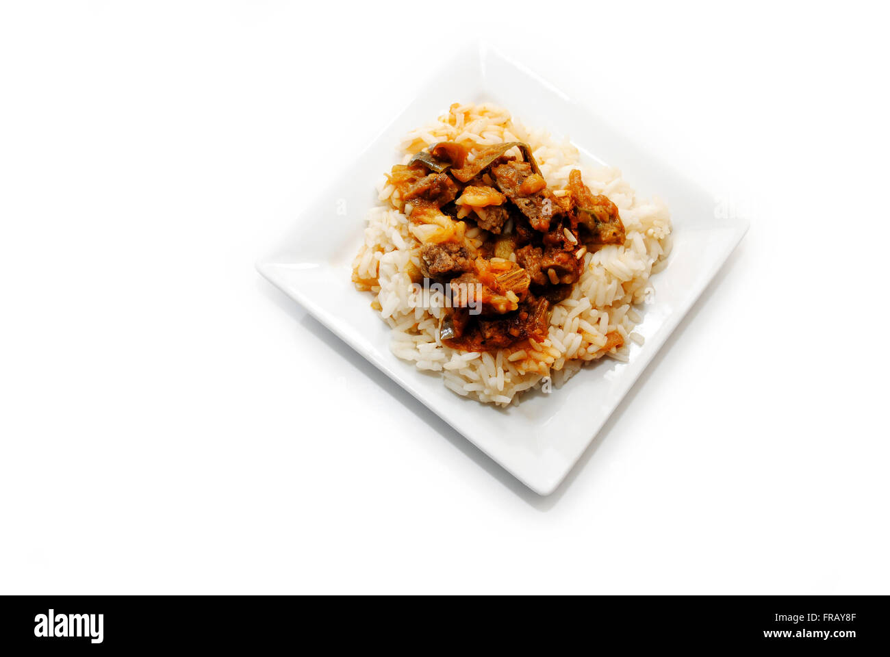 Rice beef vegetables hi-res stock photography and images - Alamy