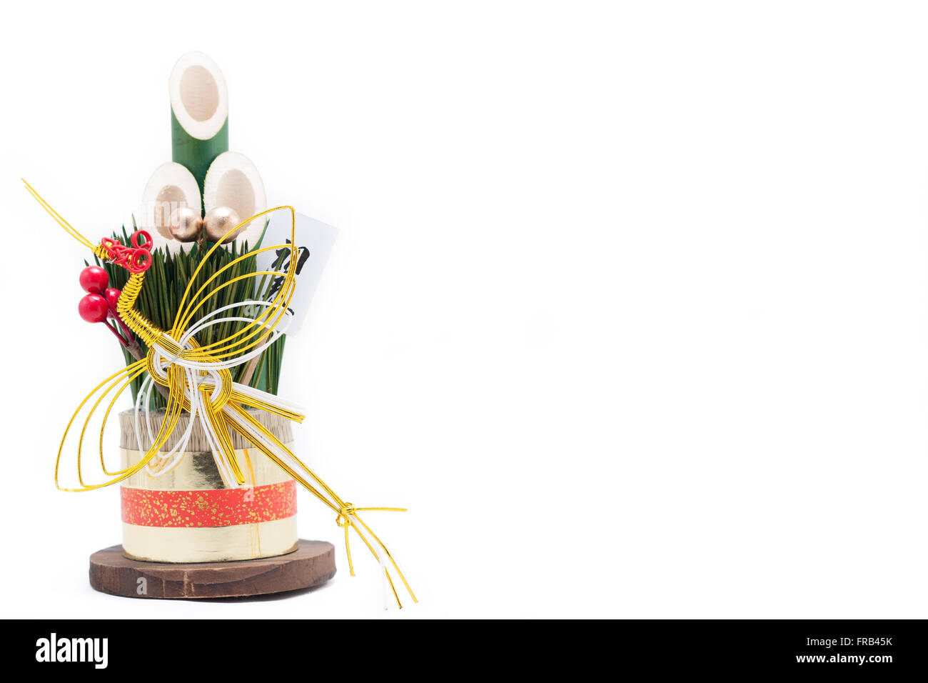 Japanese New Years' ornament called Kadomatsu Stock Photo - Alamy