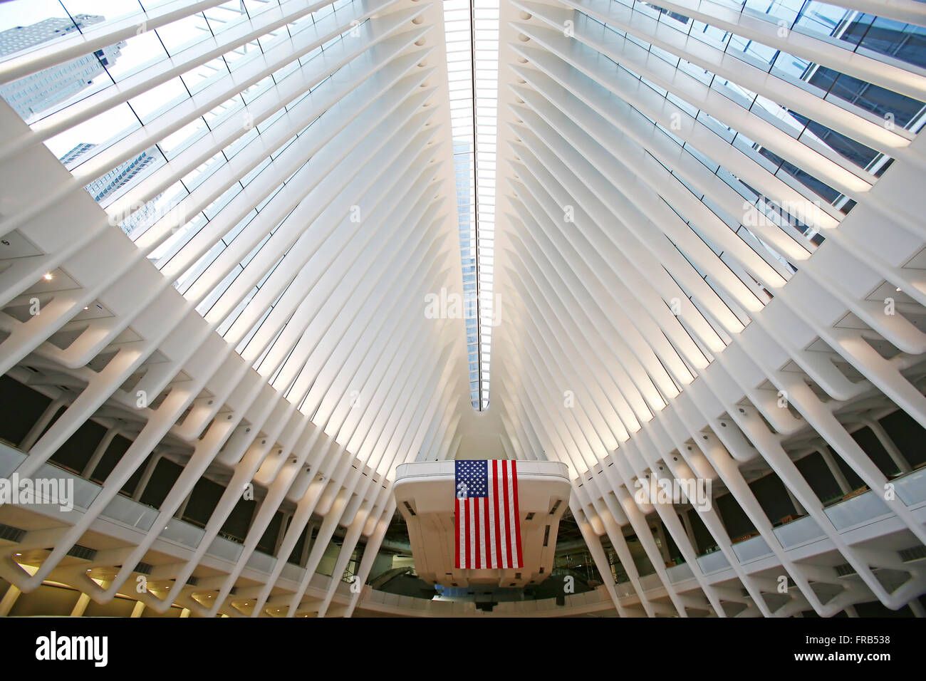 Oculus transportation hub at One World Trade Center in New York City ...