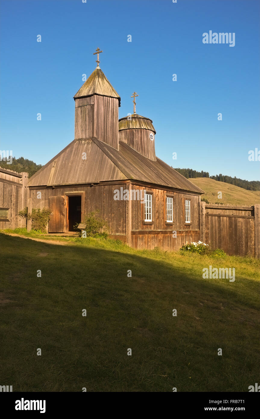 Fort Ross Russian Chapel Jenner California Stock Photo - Alamy