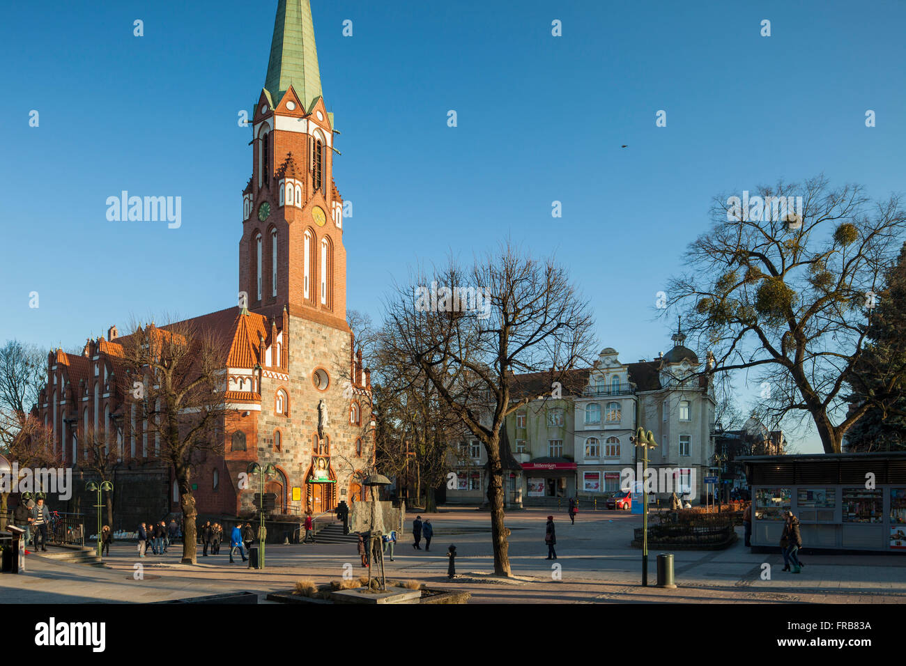 Afternoon at St George church in Sopot, Poland Stock Photo - Alamy
