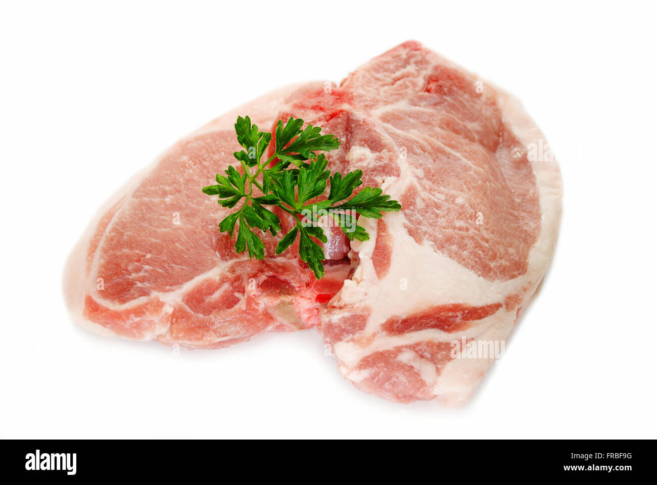 Raw pork chops hi-res stock photography and images - Alamy