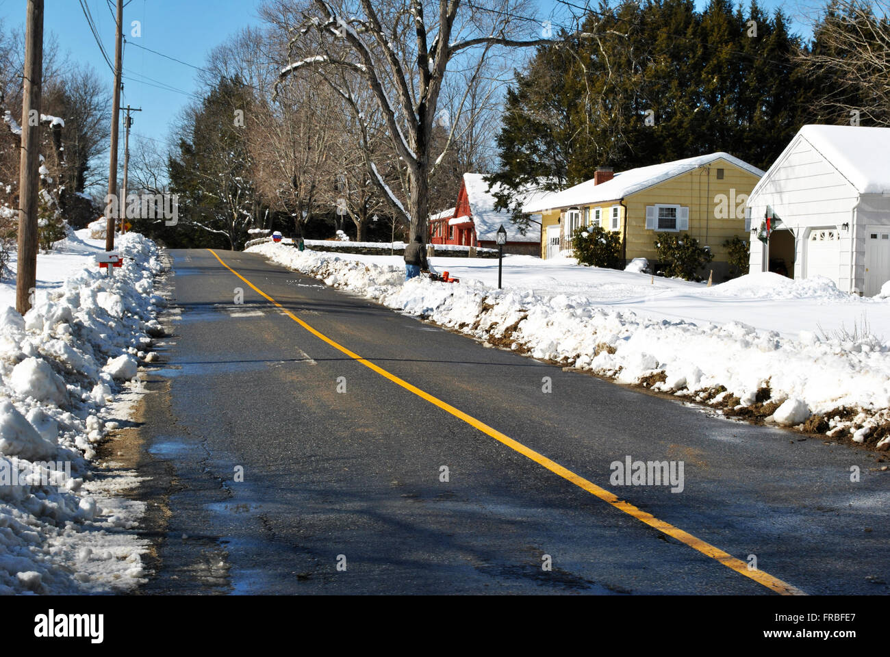 Plowed roads hi-res stock photography and images - Alamy