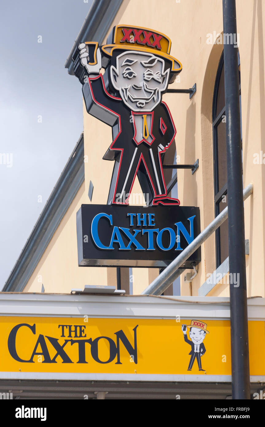 Neon sign at the historic Caxton Hotel, Caxton Street, Paddington ...