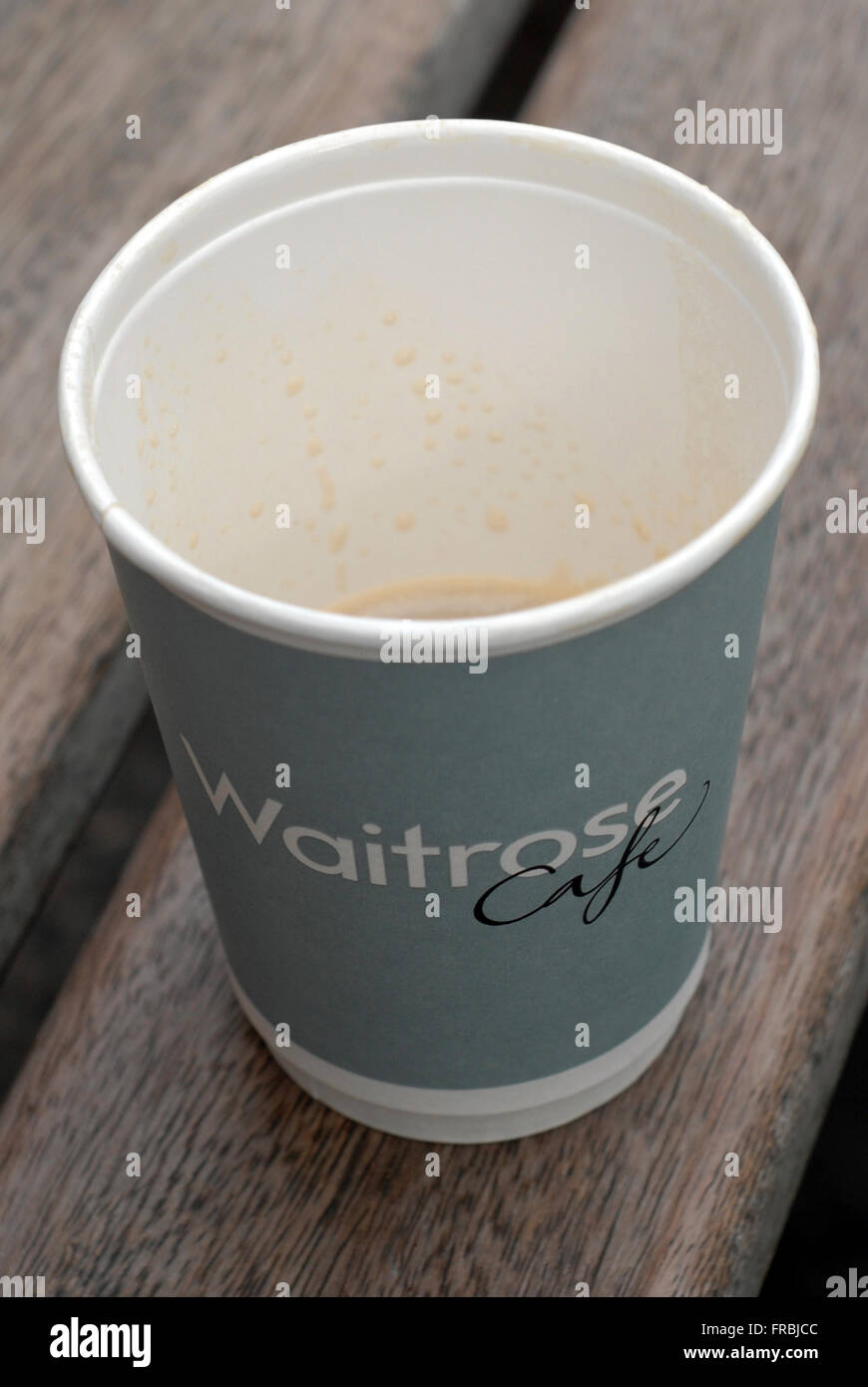Waitrose paper coffee cup hi-res stock photography and images - Alamy