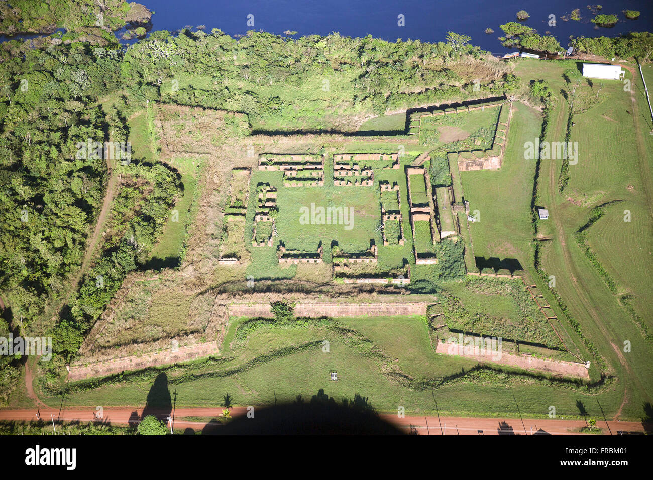 Aerial view of Fort Royal Prince of Beira also referred to as Fortress ...