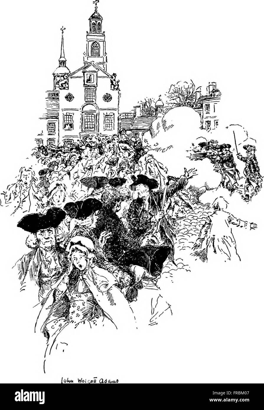 In the days of Poor Richard (1922 Stock Photo - Alamy