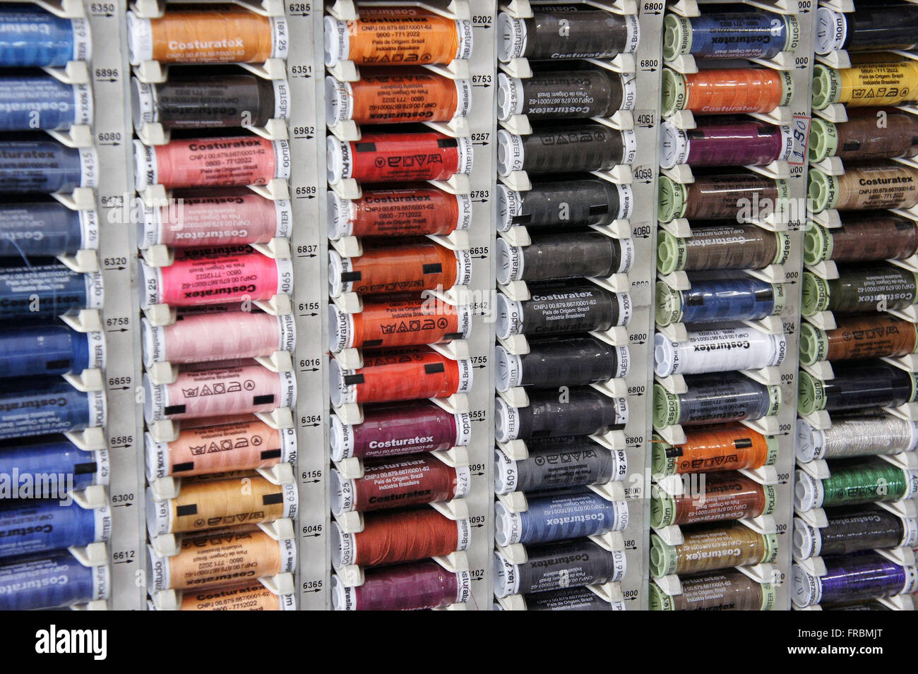 Inside view of store shopping street in the city center Stock Photo - Alamy