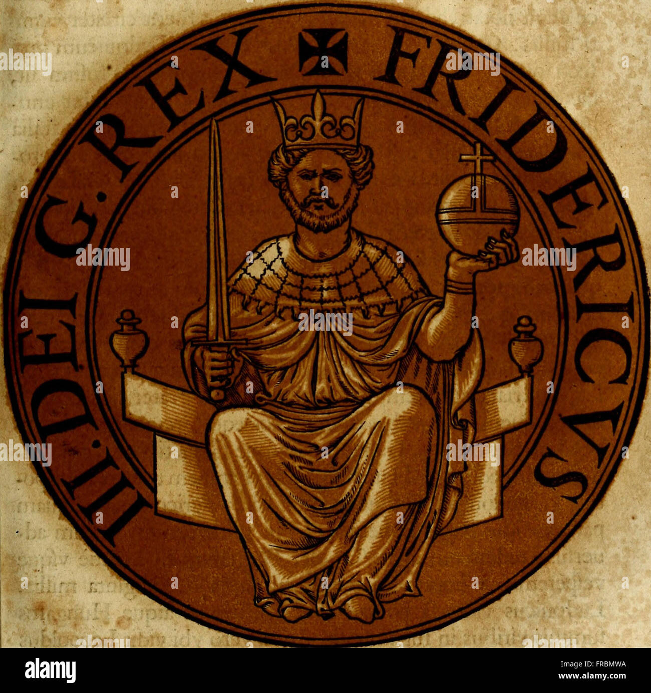 This 1645 work provides detailed illustrations of Roman emperors based ...