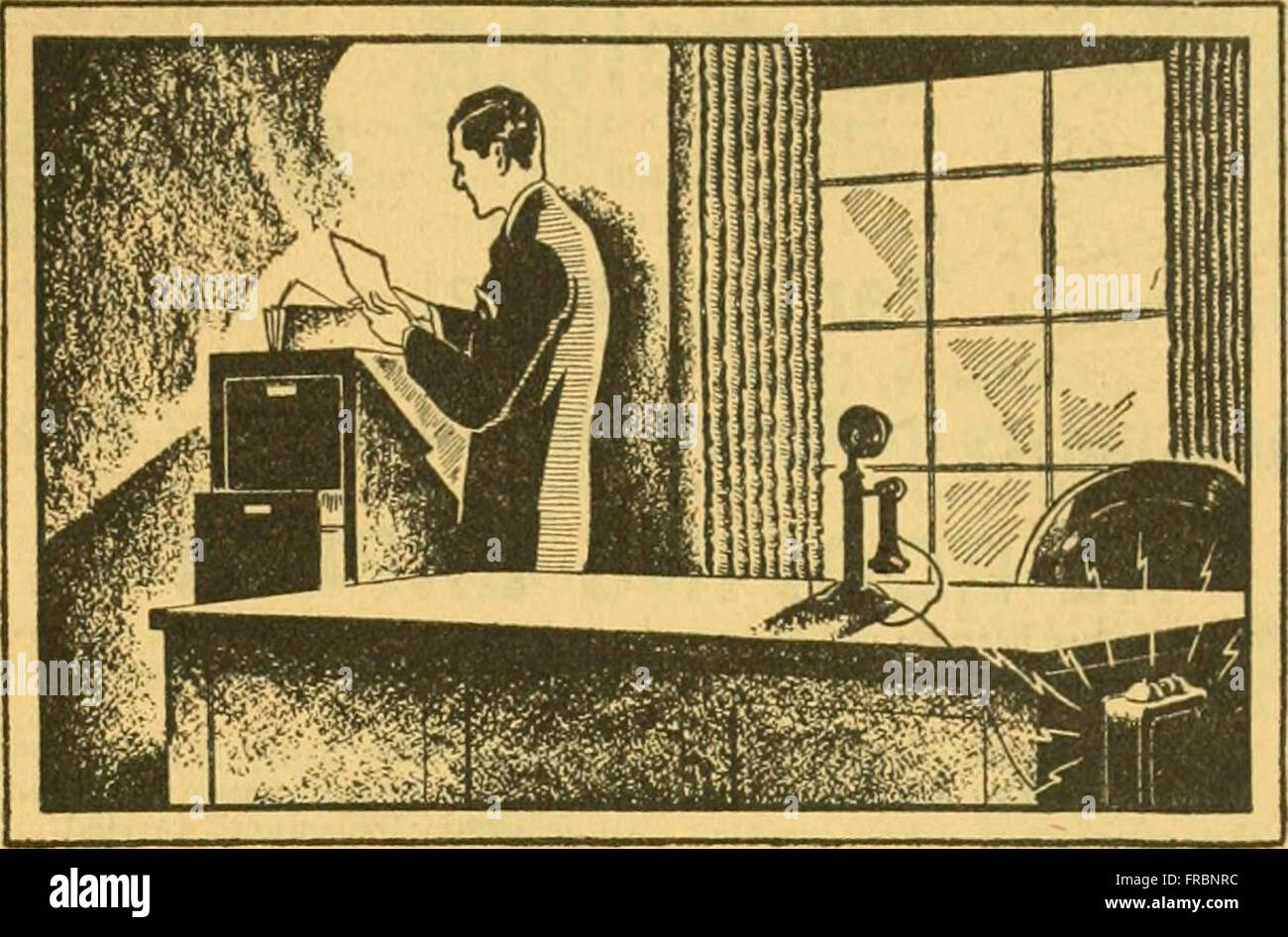 Antique telephone 1917 hi-res stock photography and images - Alamy