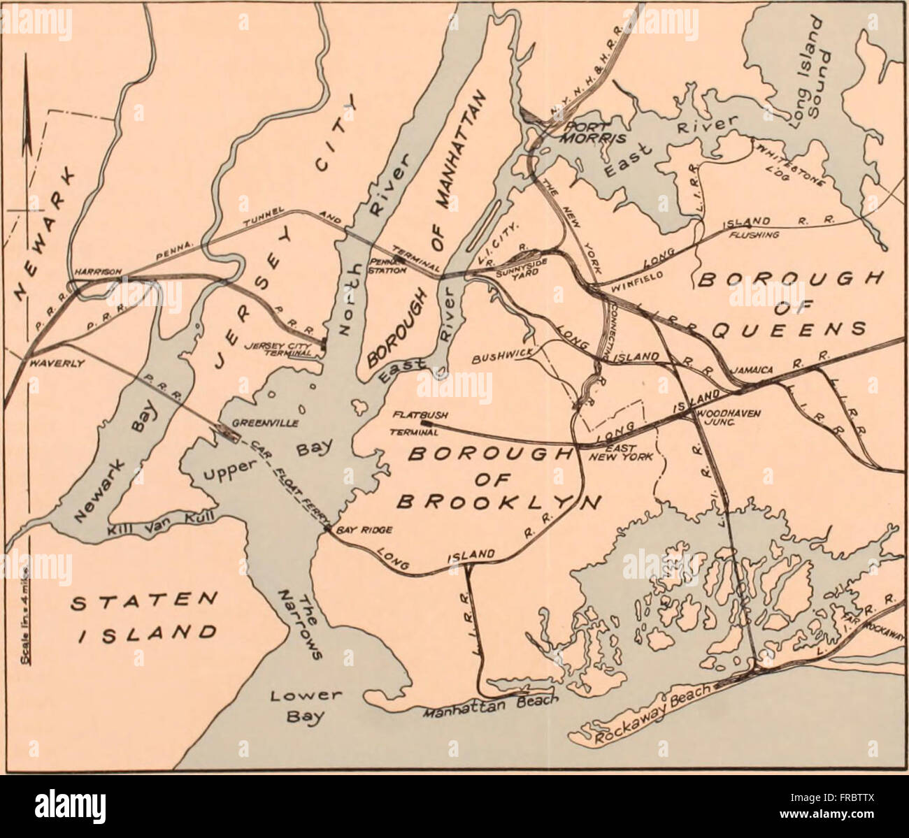 This 1910 report details the Pennsylvania Railroad's expansion in New ...
