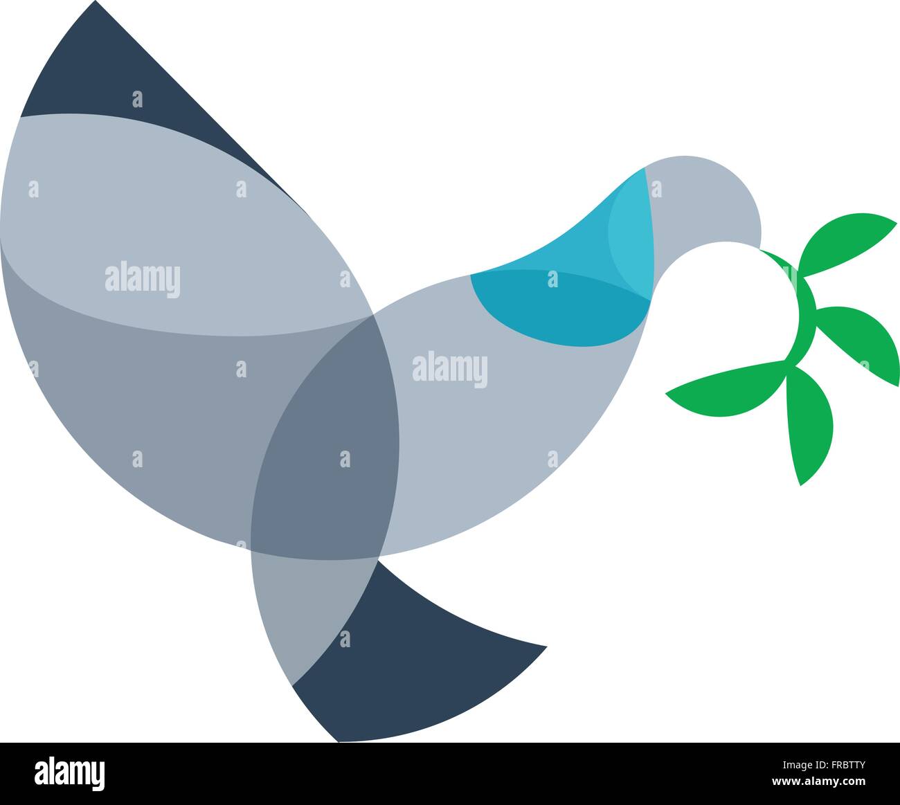 Dove vector abstract sign Stock Vector Image & Art - Alamy