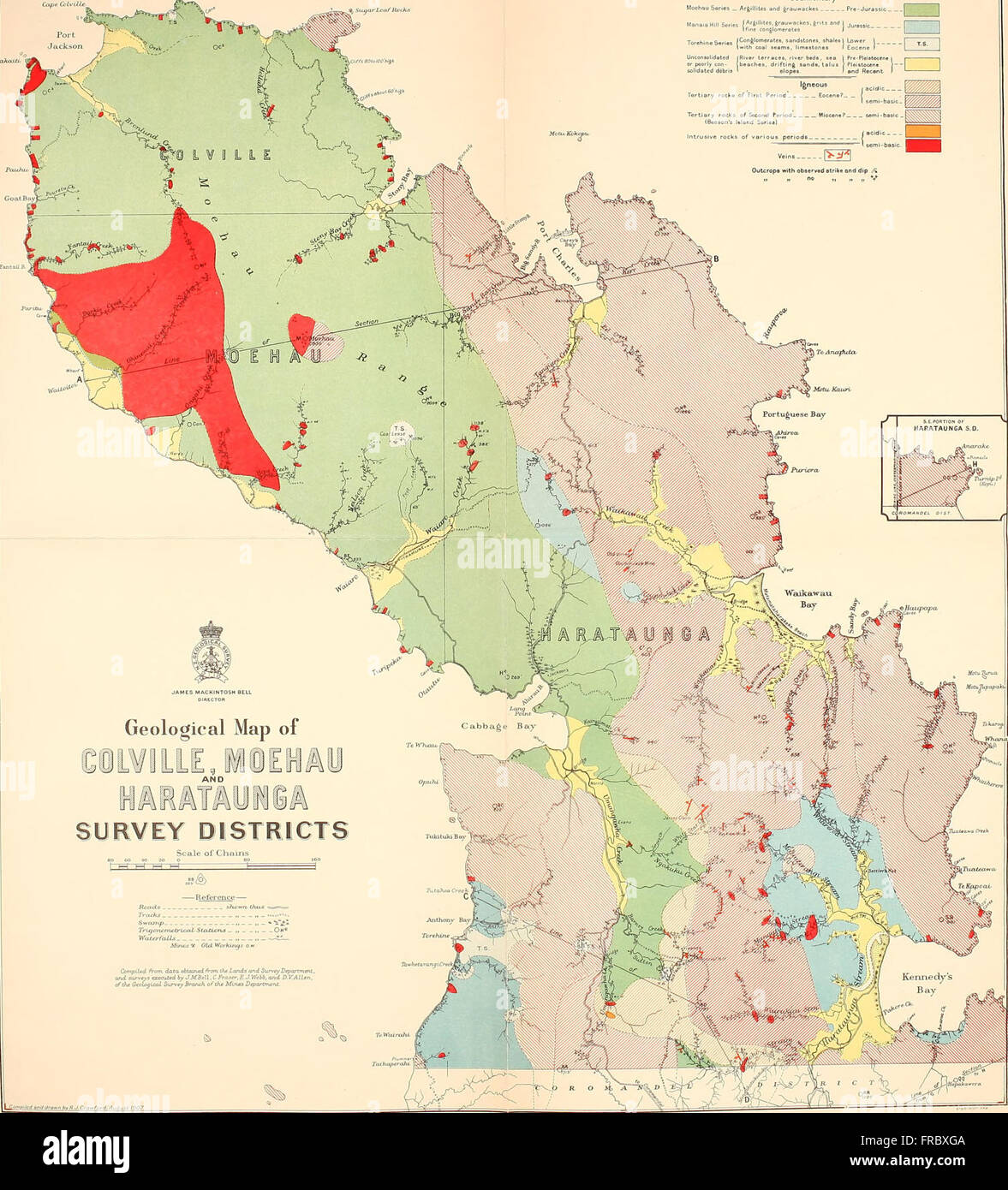 The Geology of the Coromandel Subdivision, Hauraki, Auckland (1907) is ...