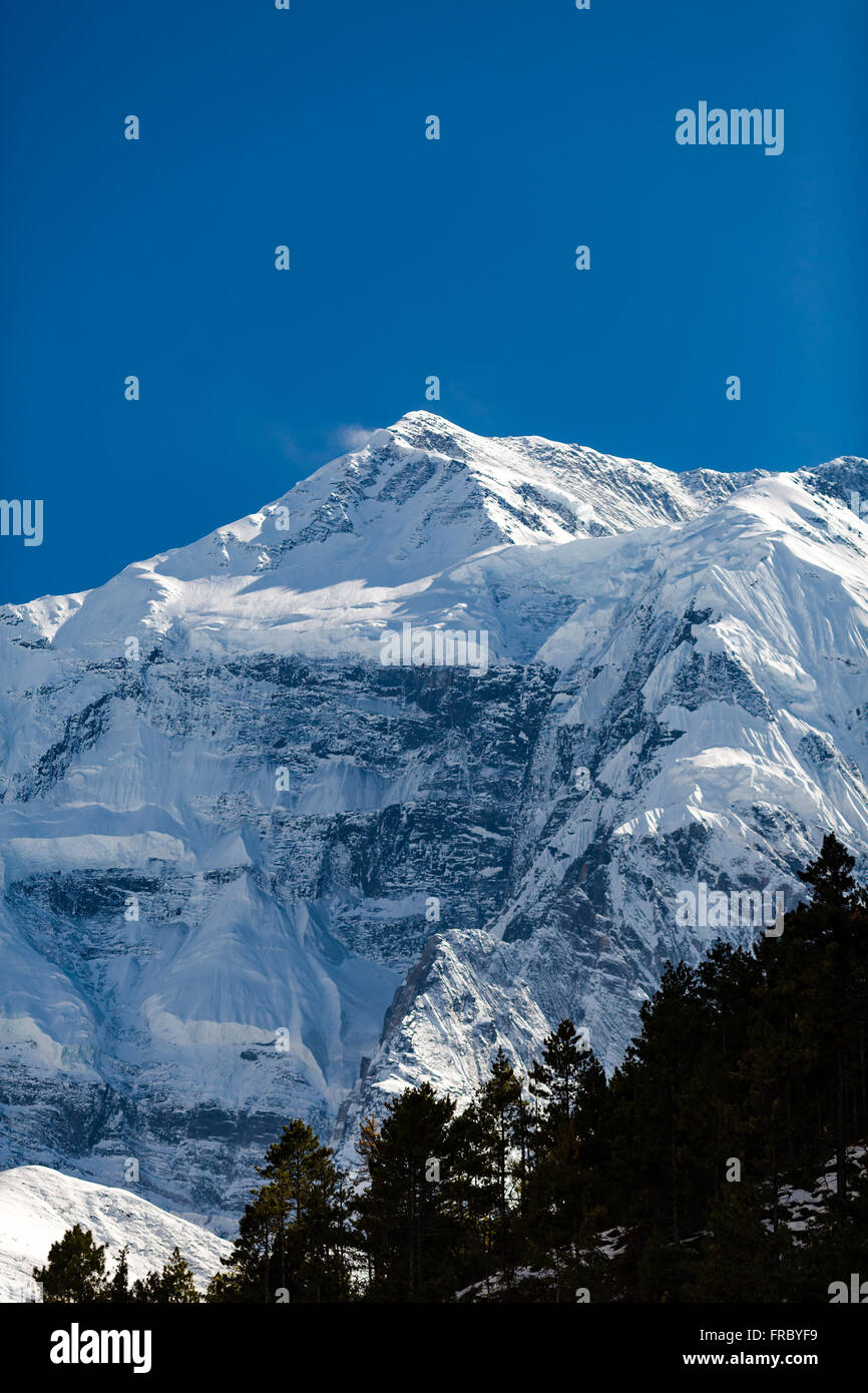 Inspirational Landscape in Himalaya Mountains. Annapurna Himal Range on ...