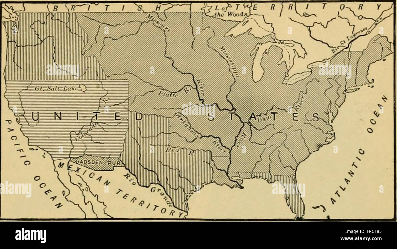 The New Eclectic History of the United States, published in 1890 ...