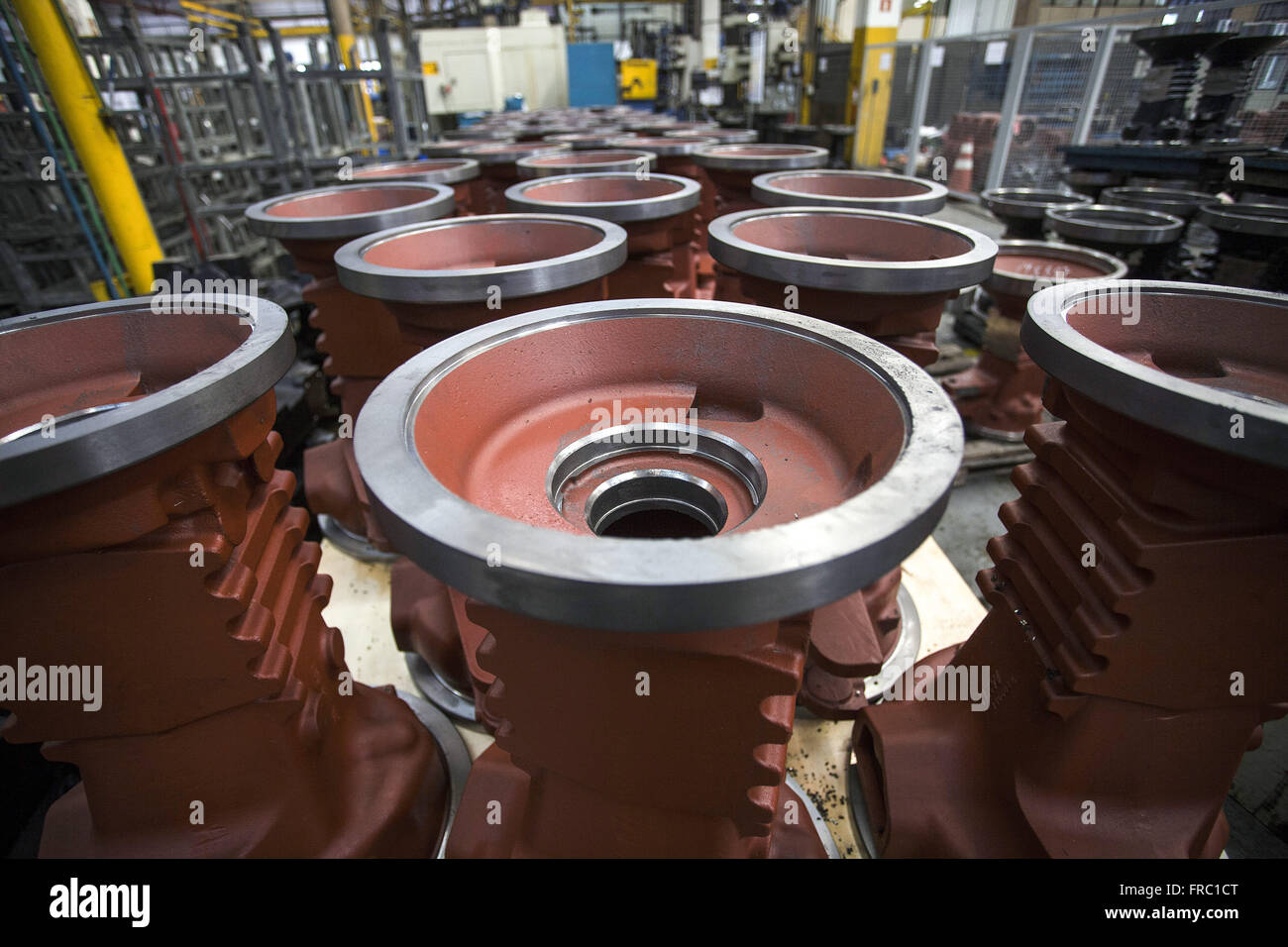 Parts in the production line in manufactures tractors Stock Photo - Alamy