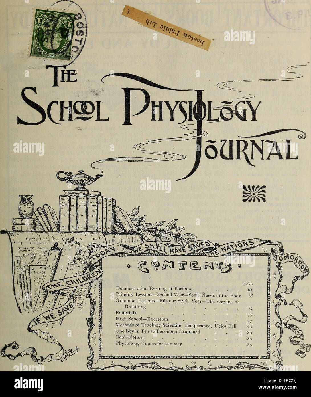 Published in 1902, The School Physiology Journal covers topics related ...