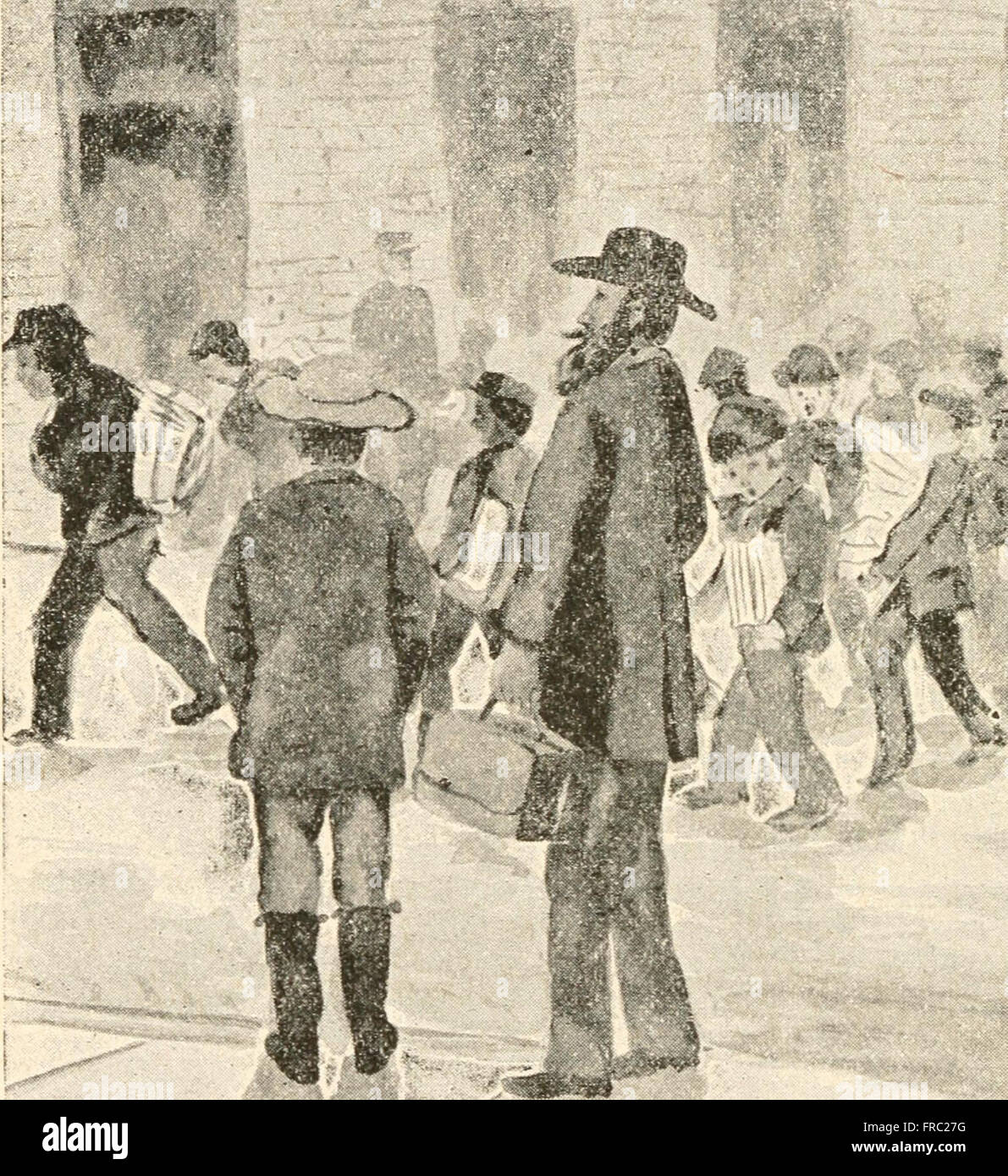 This narrative follows a young boy's adventures as a newspaper scout ...