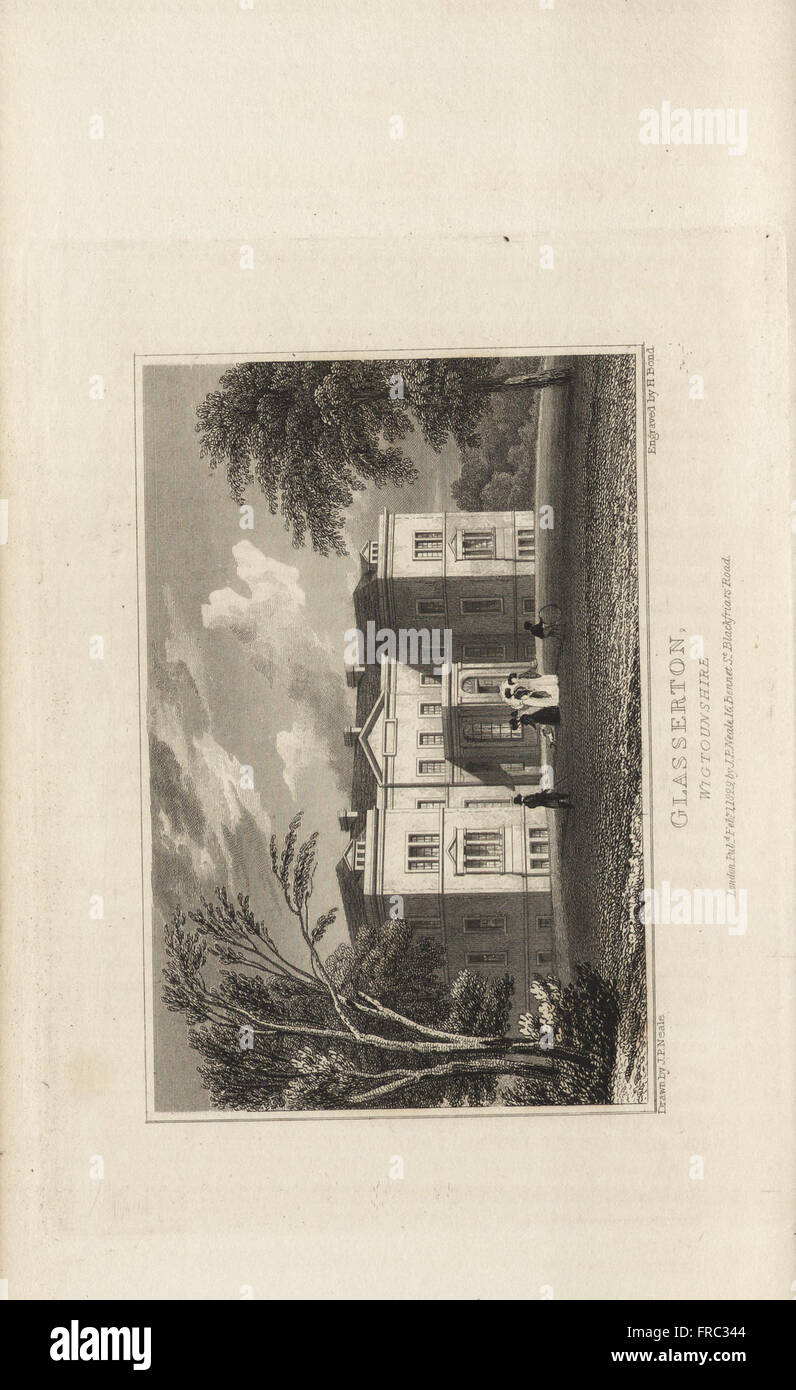 A 1824 illustrated work showcasing the estates of noblemen and ...