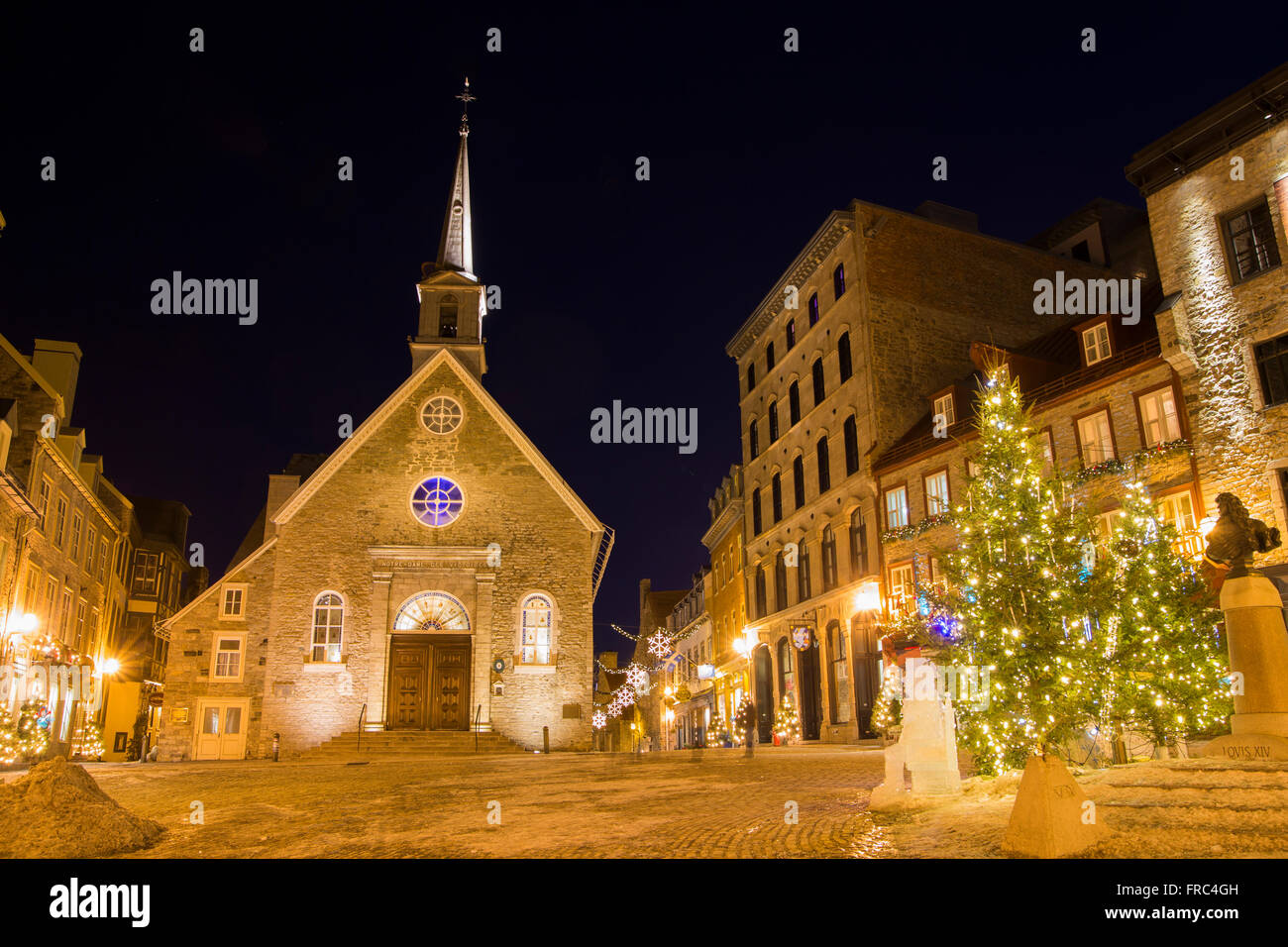 Quebec city lights hi-res stock photography and images - Alamy