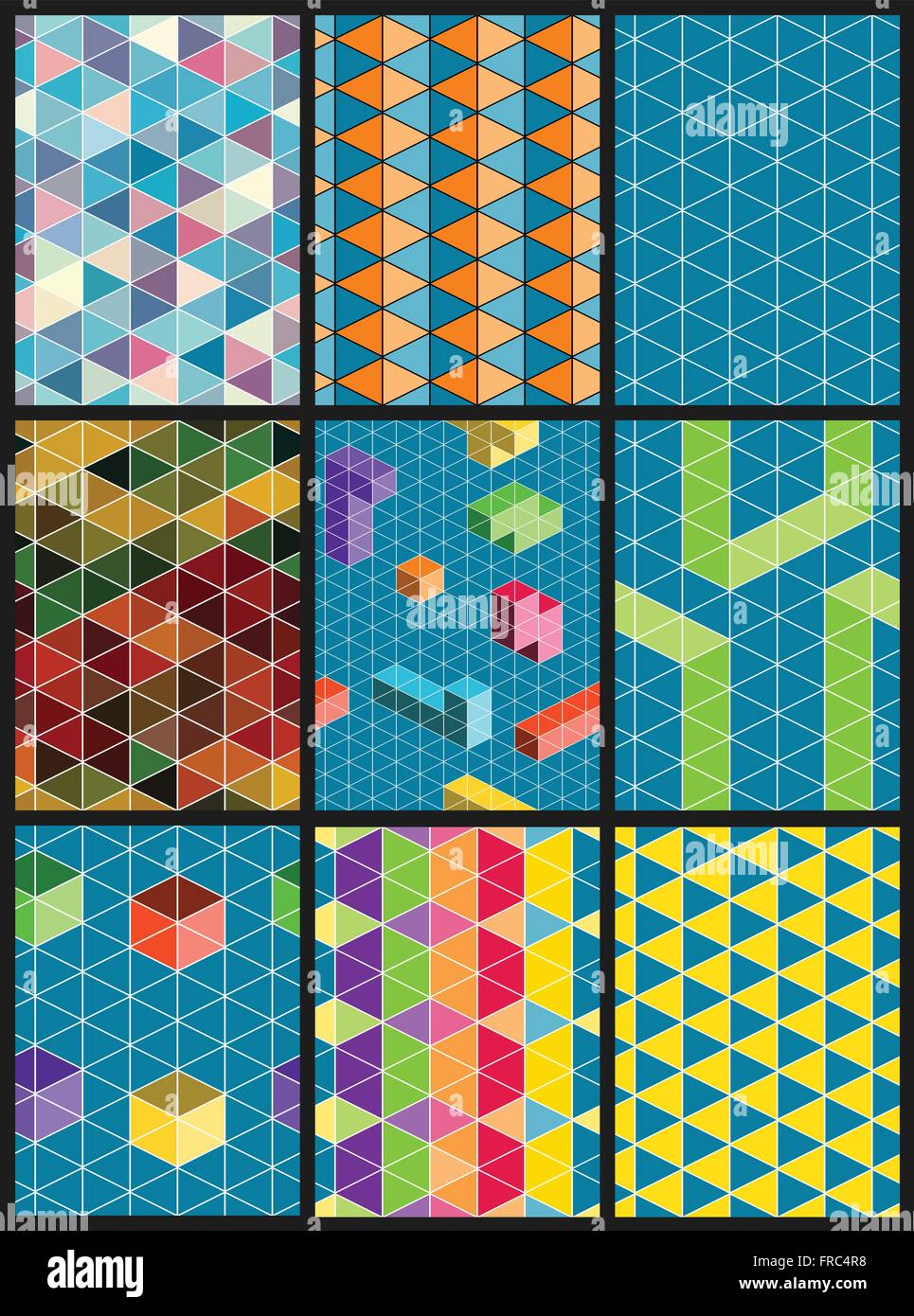 Abstract retro tetris background hi-res stock photography and images ...