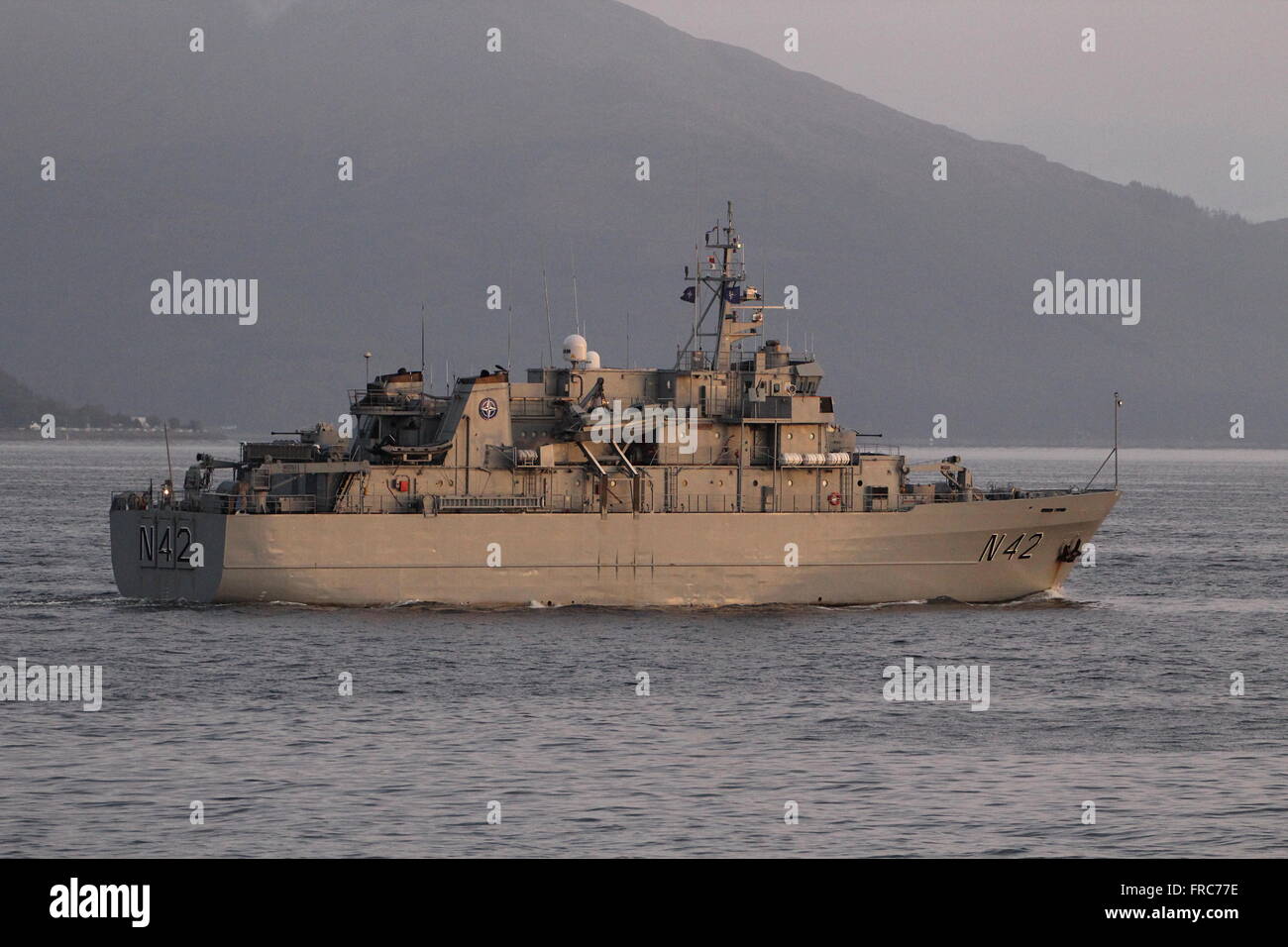 LNS Jotvingis, a Vidar-class command and support vessel of the ...
