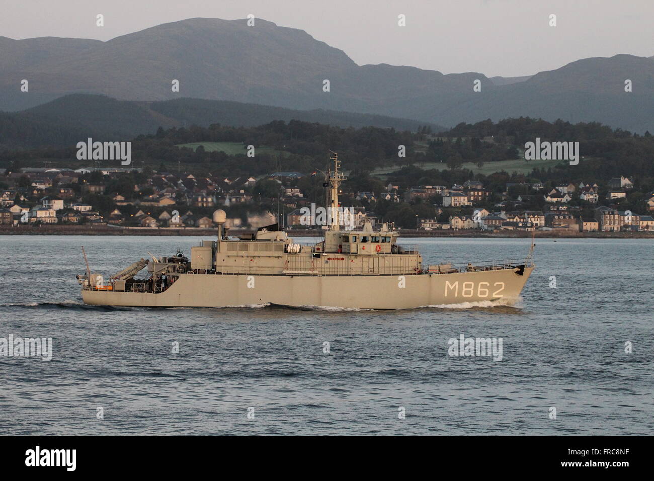 The Royal Netherlands Navy's HNLMS Zierikzee, a Tripartite-class ...