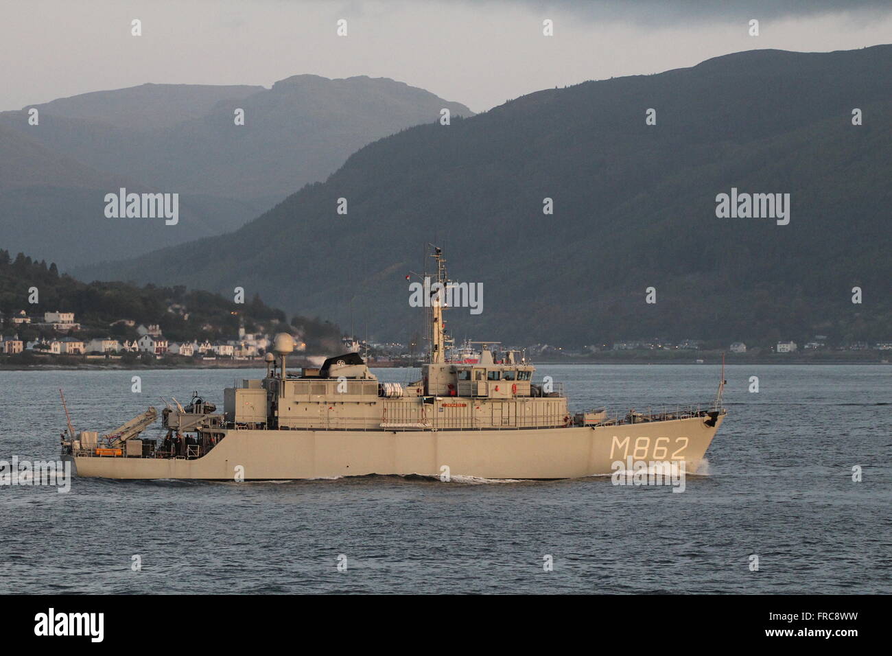 The Royal Netherlands Navy's HNLMS Zierikzee, a Tripartite-class ...