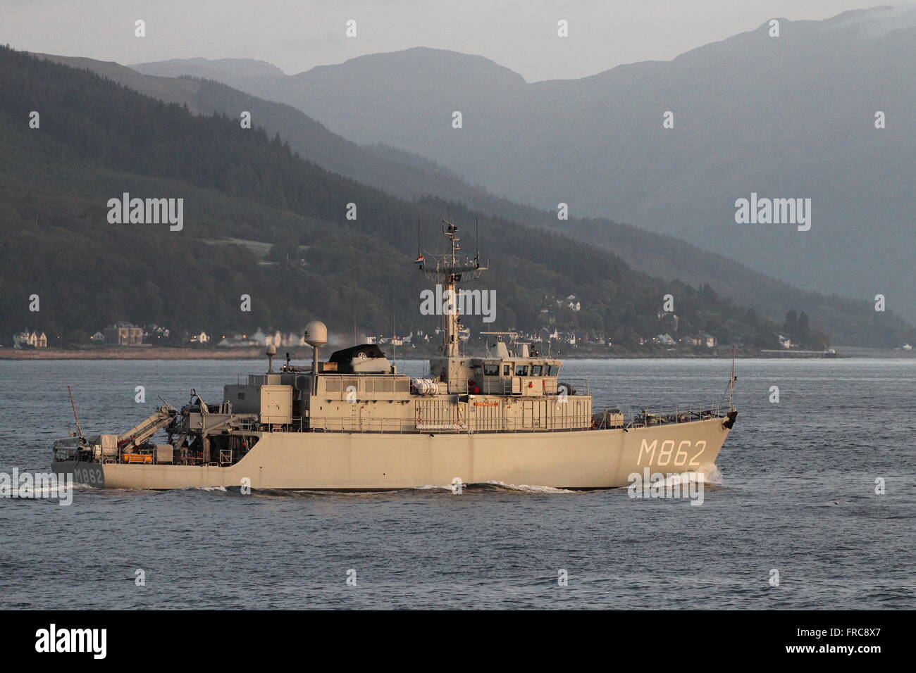 The Royal Netherlands Navy's HNLMS Zierikzee, a Tripartite-class ...