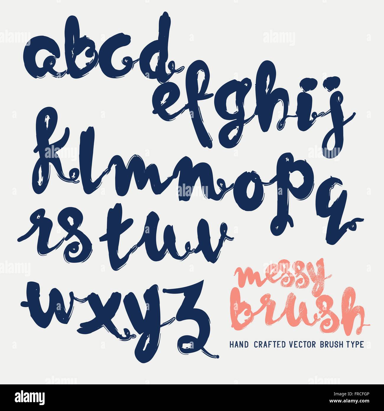 Hand lettering alphabet hi-res stock photography and images - Alamy