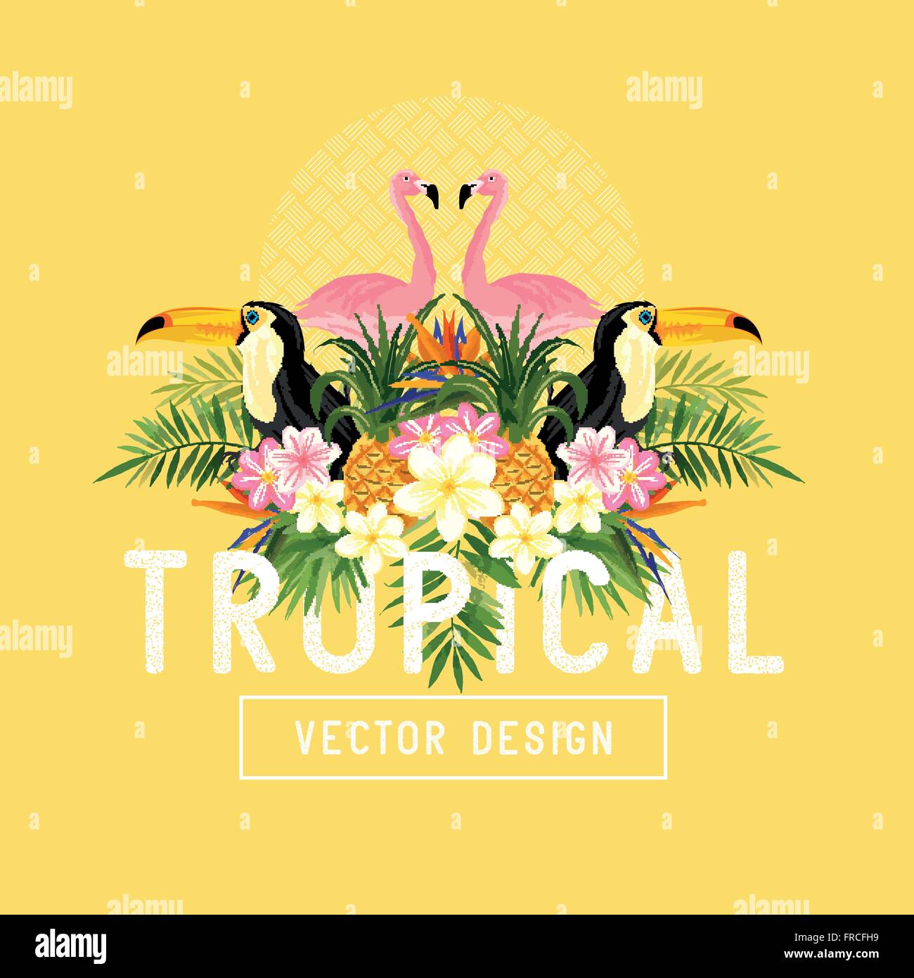 Tropical paradise vector vectors hi-res stock photography and images ...
