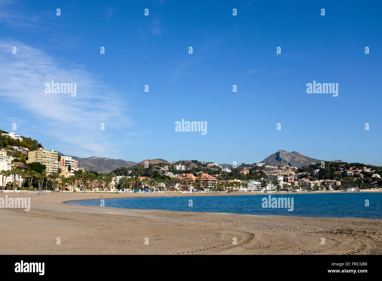 Malaga city waterfront spain hi-res stock photography and images - Alamy