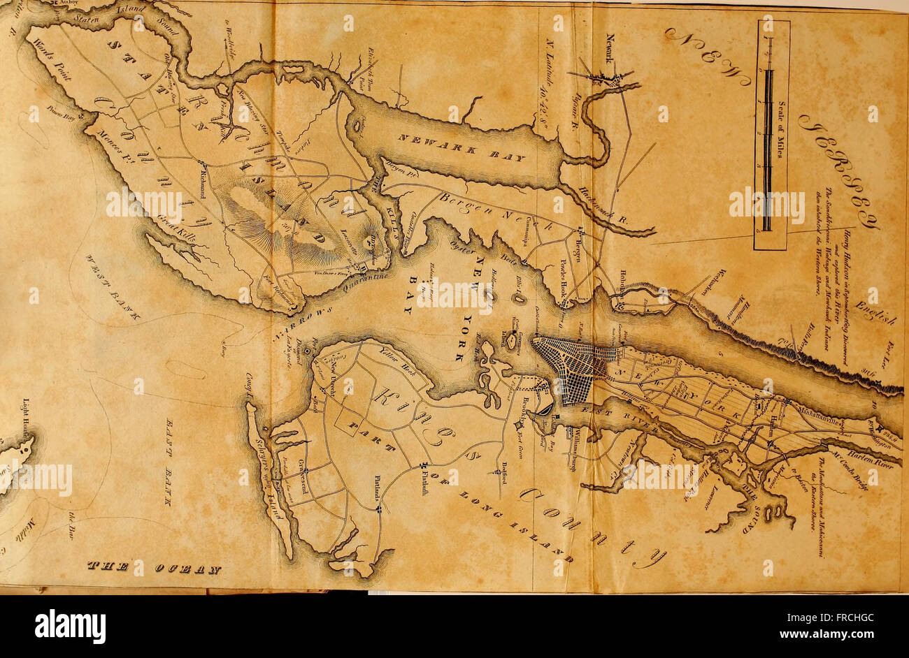 Map of new york 1824 hi-res stock photography and images - Alamy