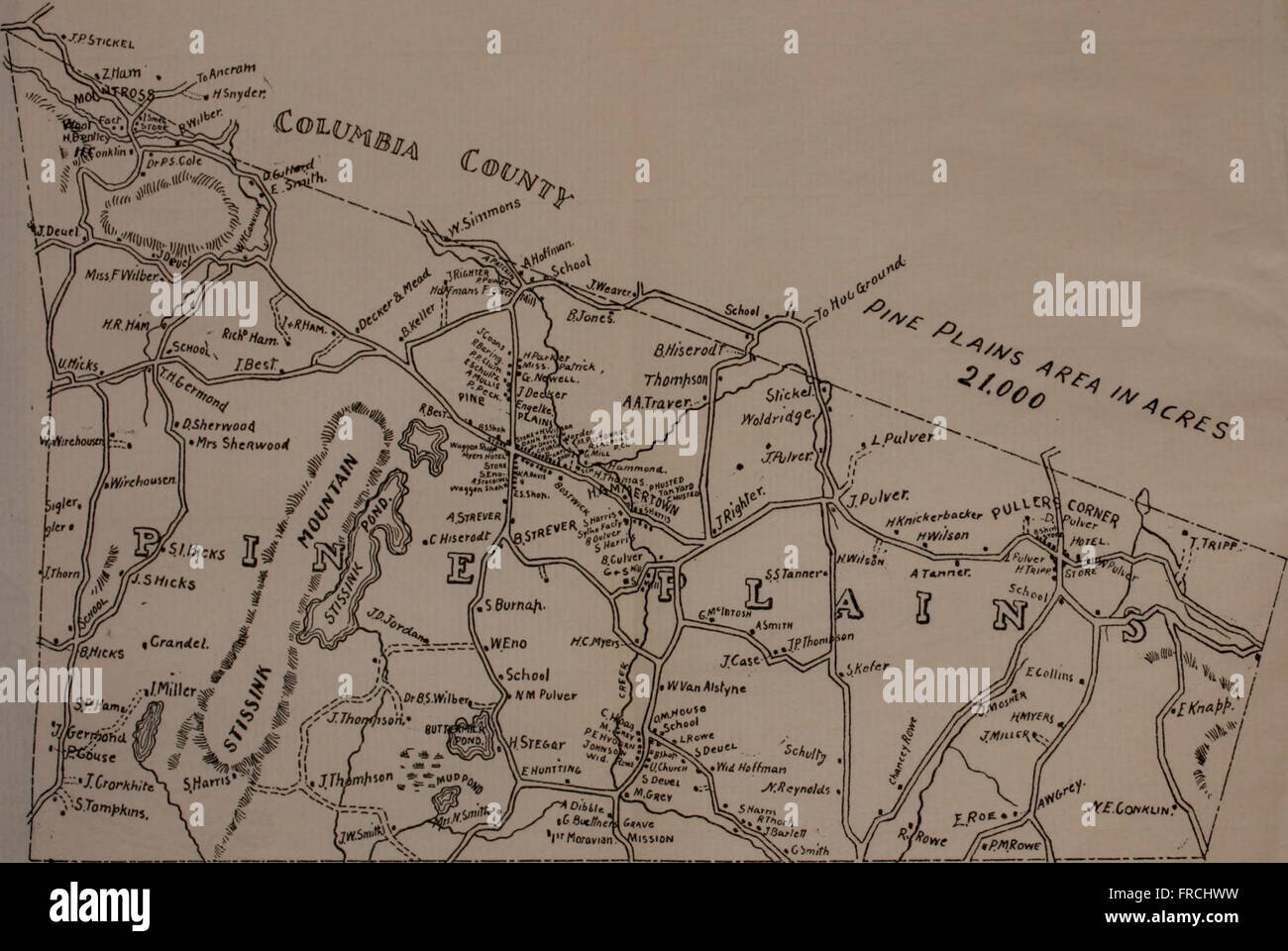 Pine county map hi-res stock photography and images - Alamy