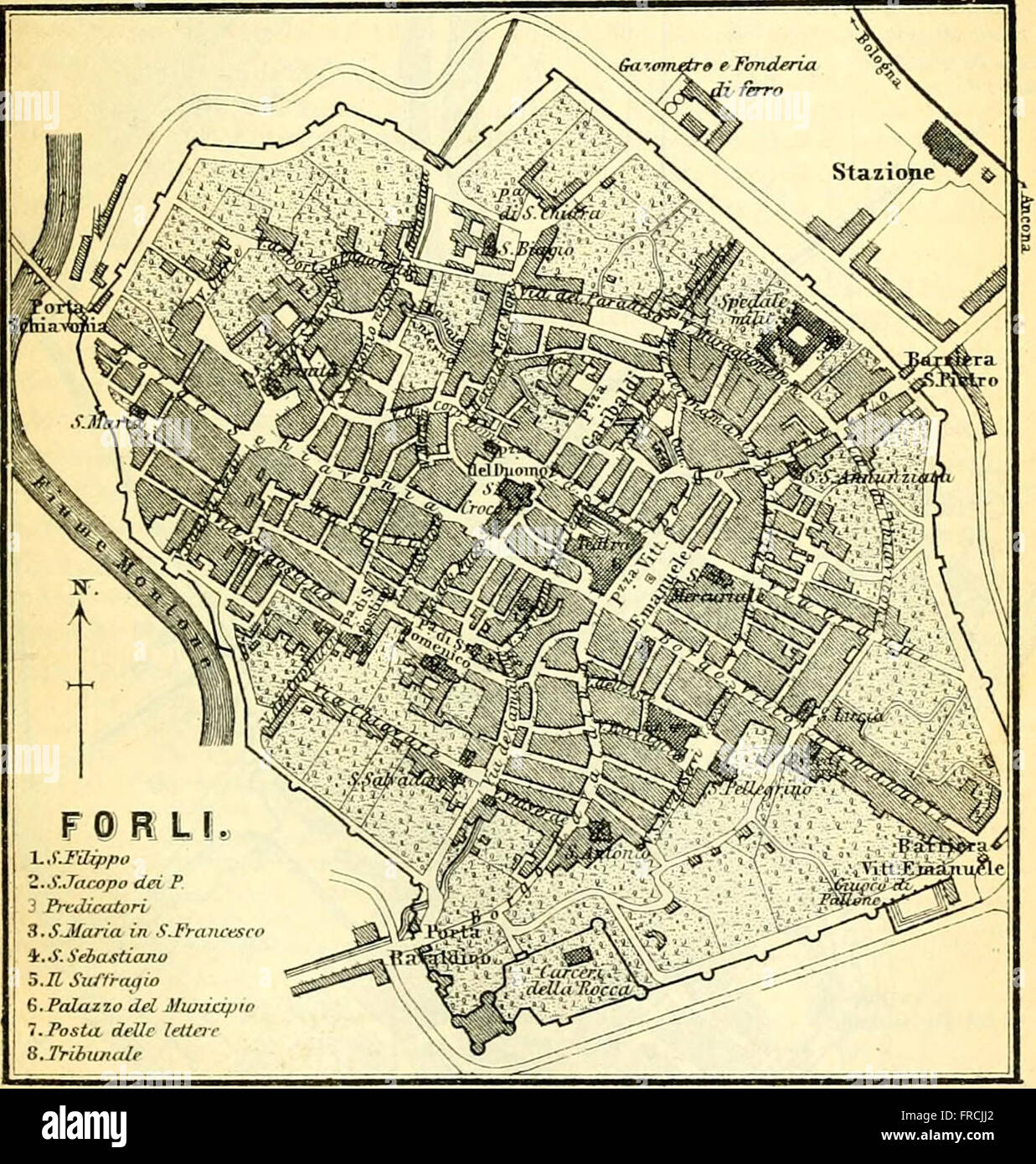 Map of italy 1880 hi-res stock photography and images - Alamy
