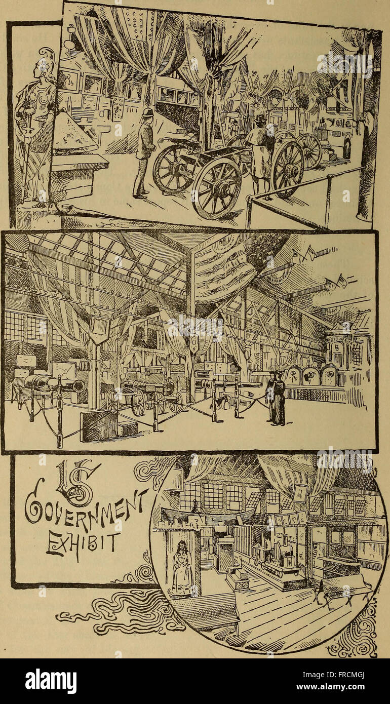 The 1888 official guide of the Centennial Exposition showcases ...